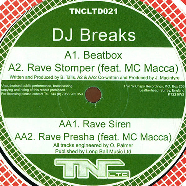 Buy DJ Breaks : Beatbox / Rave Stomper / Rave Siren / Rave Presha (12 ...