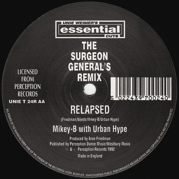 Buy Mikee B With Urban Hype : JB2 / Relapsed (Remix) (12") Online for a ...