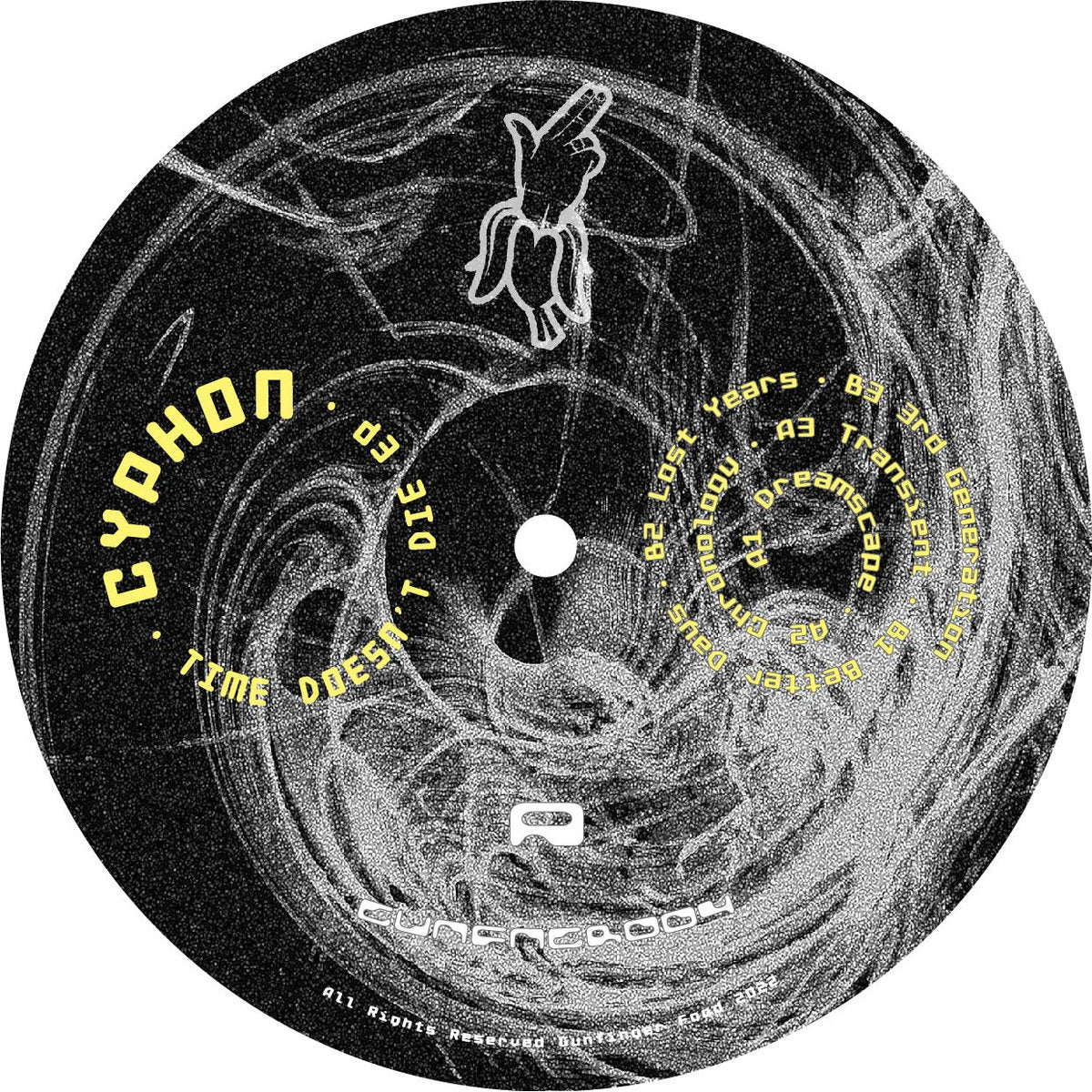 Cyphon - Time Doesn't Die EP - Gunfinger Food – GUNFNGR004 - 12" Vinyl ...