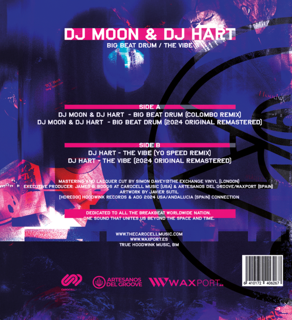 Dj Moon & Dj Hart - Big Beat Drum / The Vibe - Hoodwink Records - HDRE ...