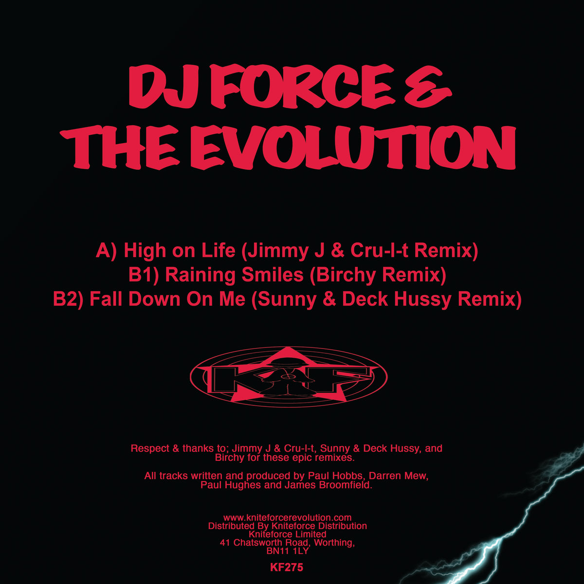 DJ Force & The Evolution - Remixes EP - Kniteforce Records - KF275 - O ...