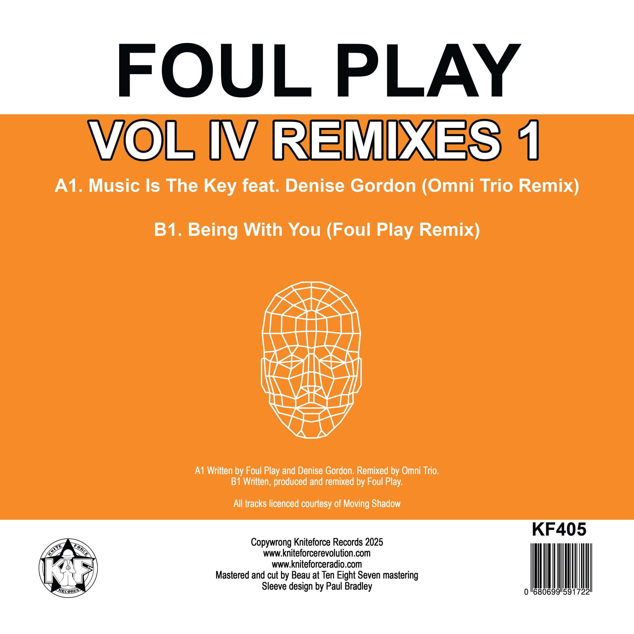 Foul Play - Volume IV Remixes Part 1 - Kniteforce Records - KF405 - Ol ...