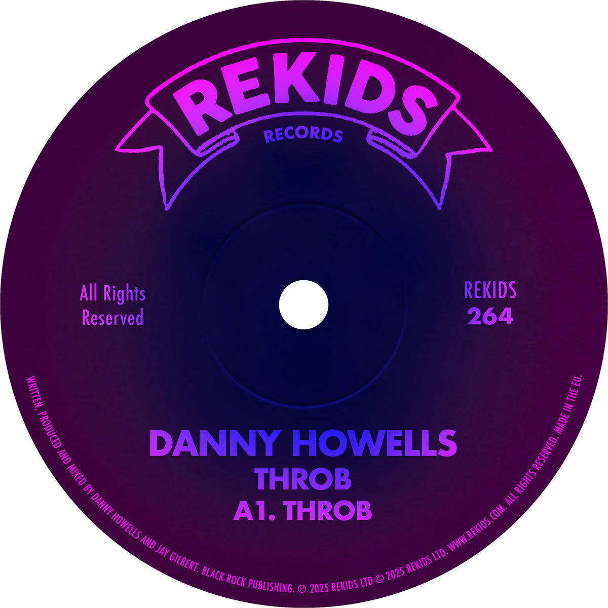 Danny Howells - Throb - Rekids - REKIDS264 - 12" Vinyl - House – Defstar