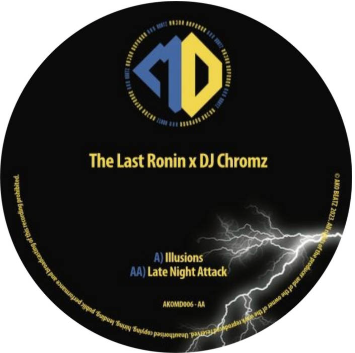 AKO Major Defence - THE LAST RONIN x DJ CHROMZ Illusions- AKOMD006 - 1 ...