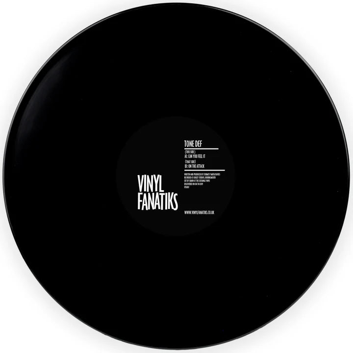 Tone Def ‘Can You Feel It/On The Attack’ Limited Black Vinyl – VFS007 ...