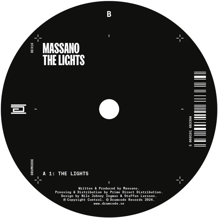 Massano - The Lights - Drumcode - DC316 - 12" Vinyl - Techno – Defstar