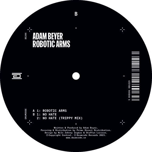 Adam Beyer - Robotic Arms - DRUMCODE - DC286 - 12" Vinyl - Techno – Defstar