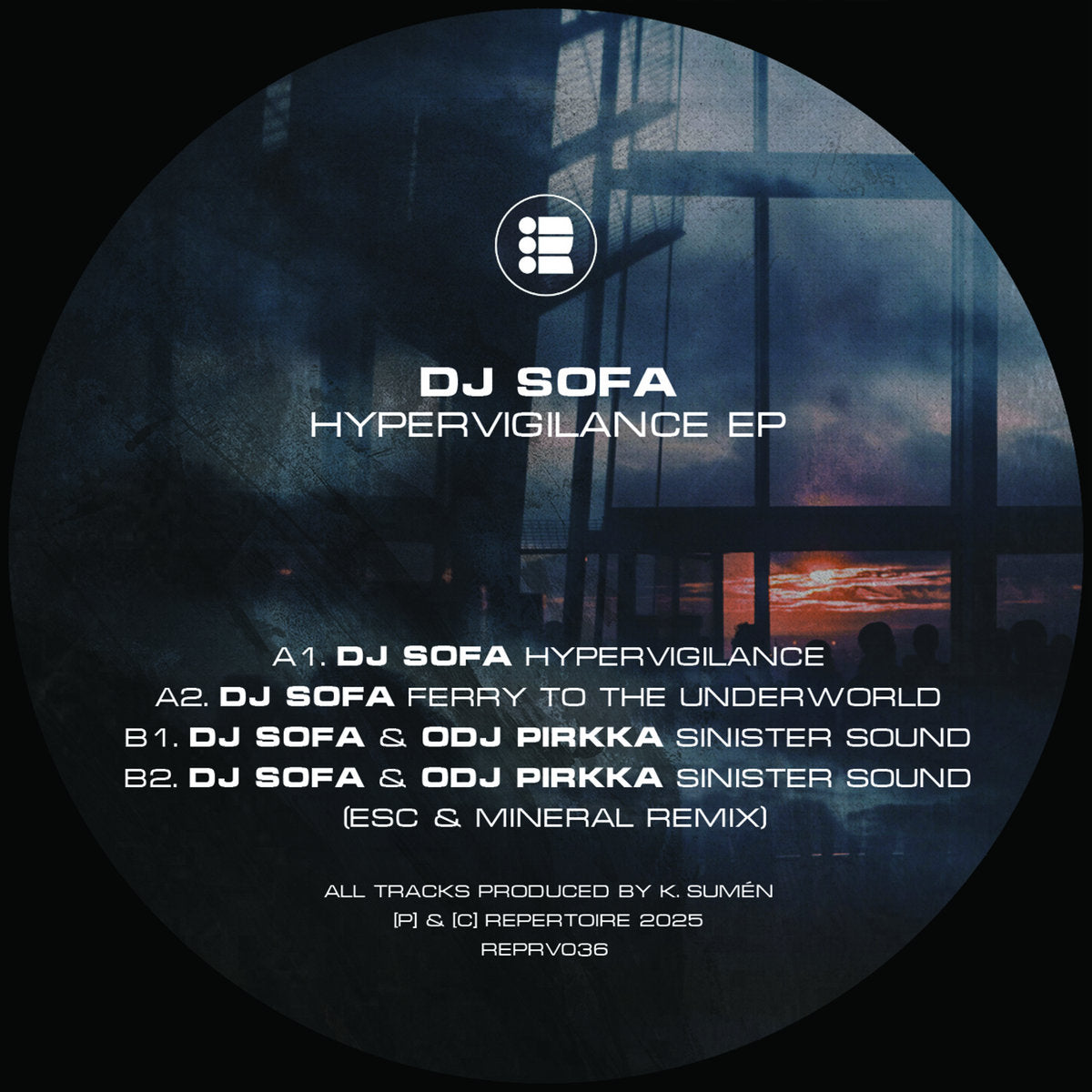 DJ Sofa - Hypervigilance EP - Repertoire - REPRV036 - 12" Vinyl – Defstar