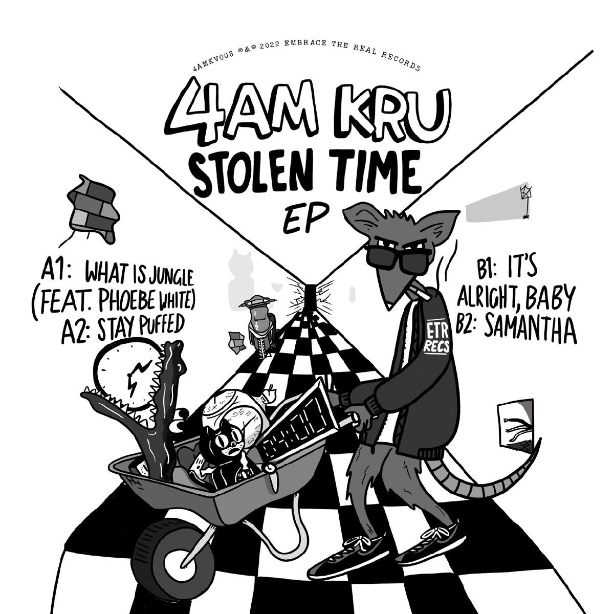 4am Kru - Stolen Time EP - Embrace The Real Records - 4AMKV003 - 12" V ...