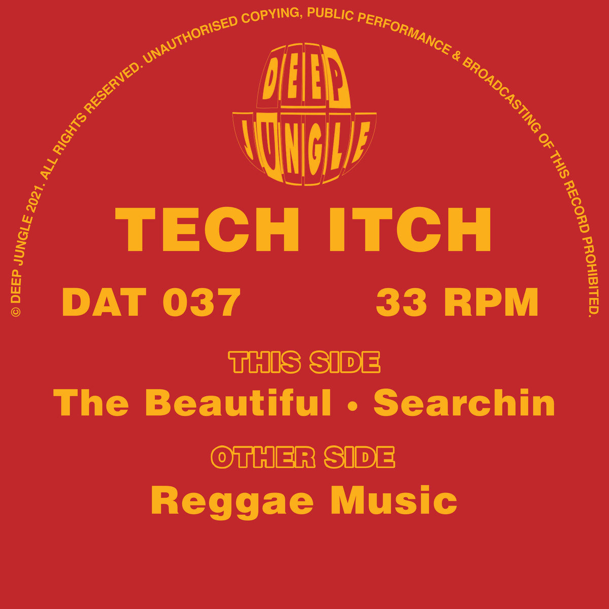 Deep Jungle - Tech Itch - Reggae Music / The Beautiful / Searchin - DA ...