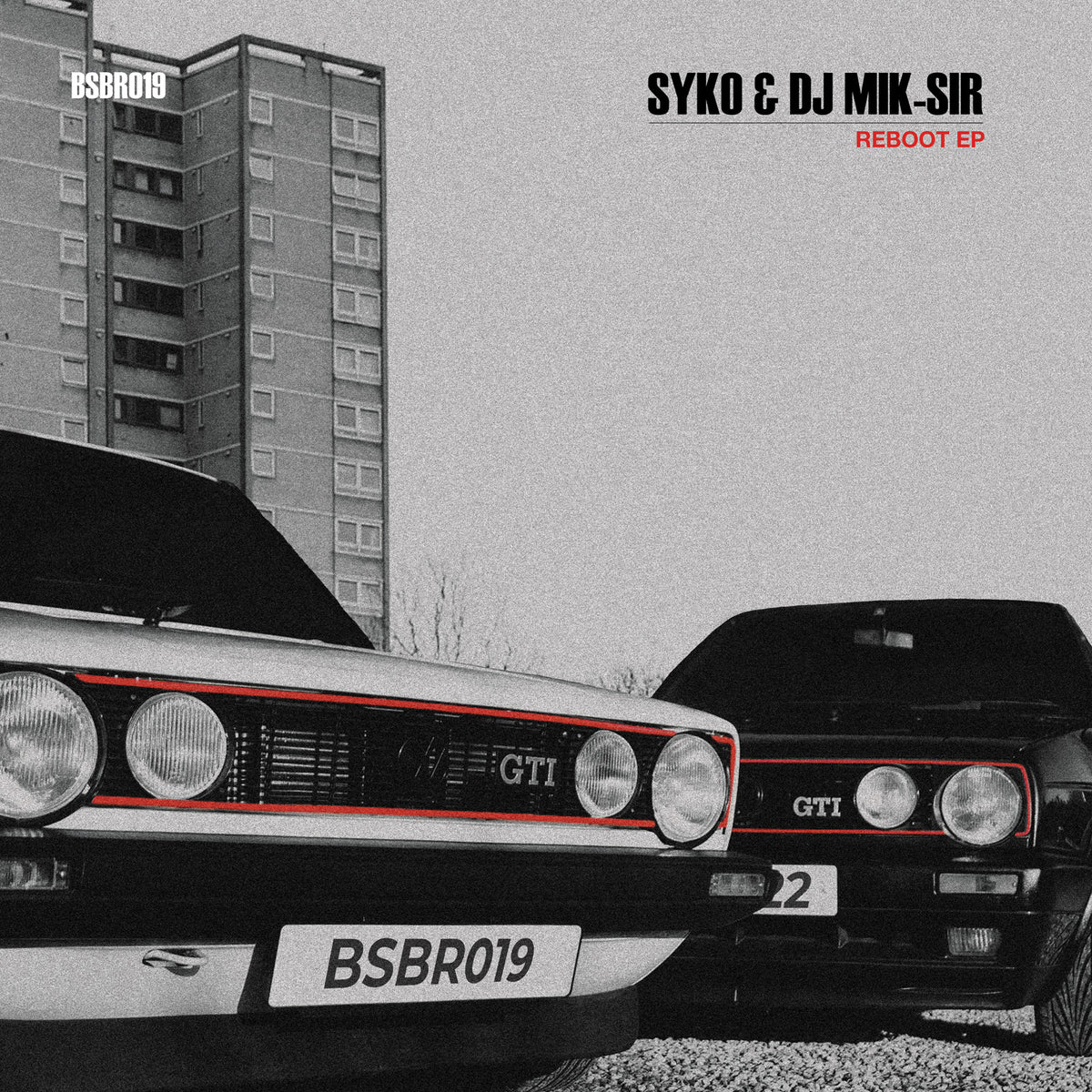 Syko & DJ Mik-Sir - Reboot EP - Blueskin Badger Records - 12" Red viny ...